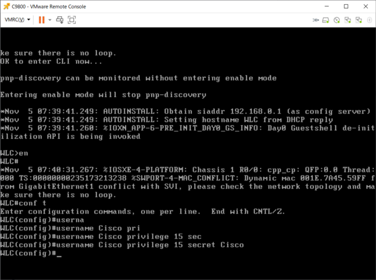 Cisco Catalyst9800-CLをVMware ESXi上に構築（手戻りなしの最速ルート） | falconblog